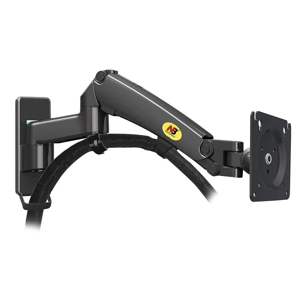 Kit Suporte Parede Articulado F300 + Bandeja Notebook NBH-1