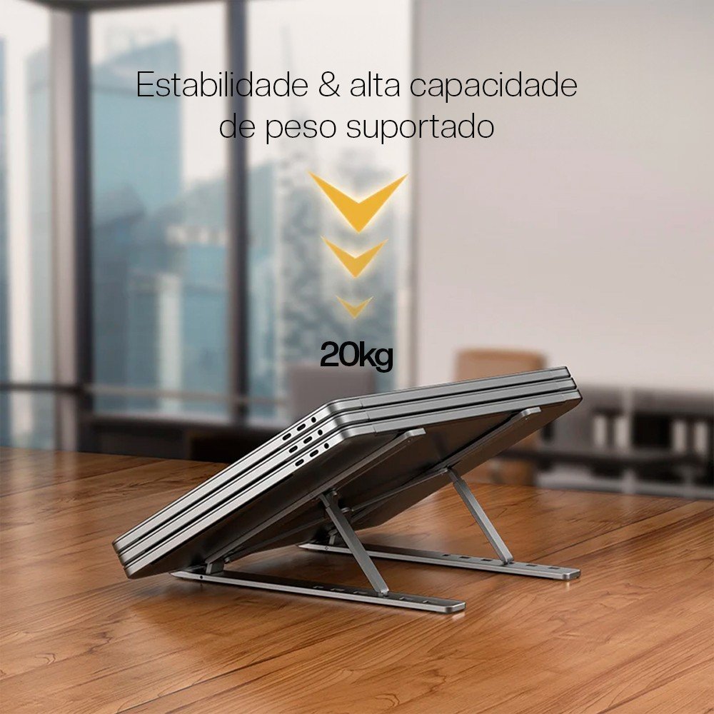 Suporte Retrátil e Portátil Notebook Ajuste de Altura PX-42