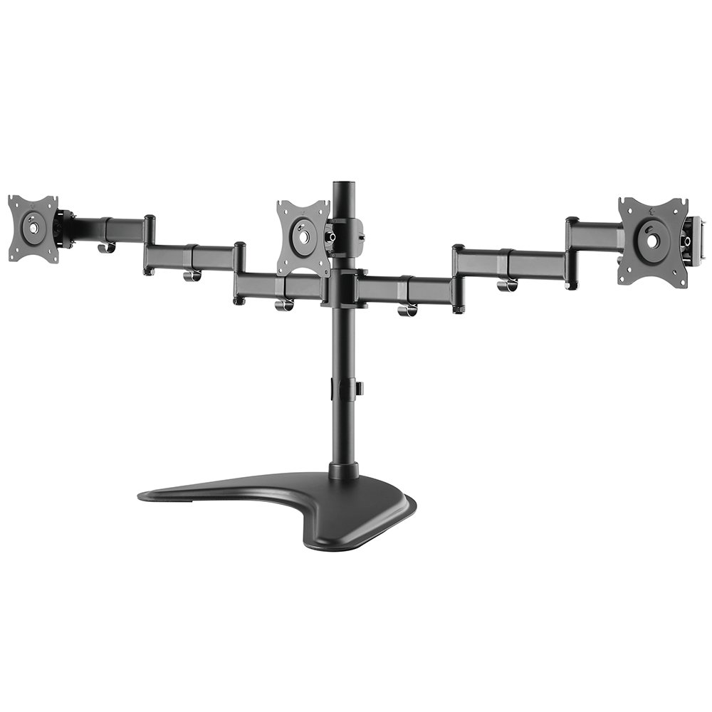 Suporte 3 Monitores de Mesa 13 a 27 Braço Articulado CTM-TRIO