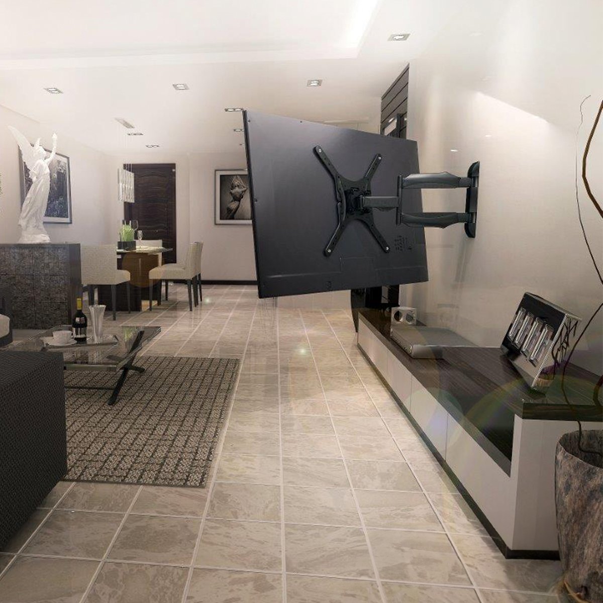 Suporte Articulado TV 26 a 55 Braço Longo KMA28-443L