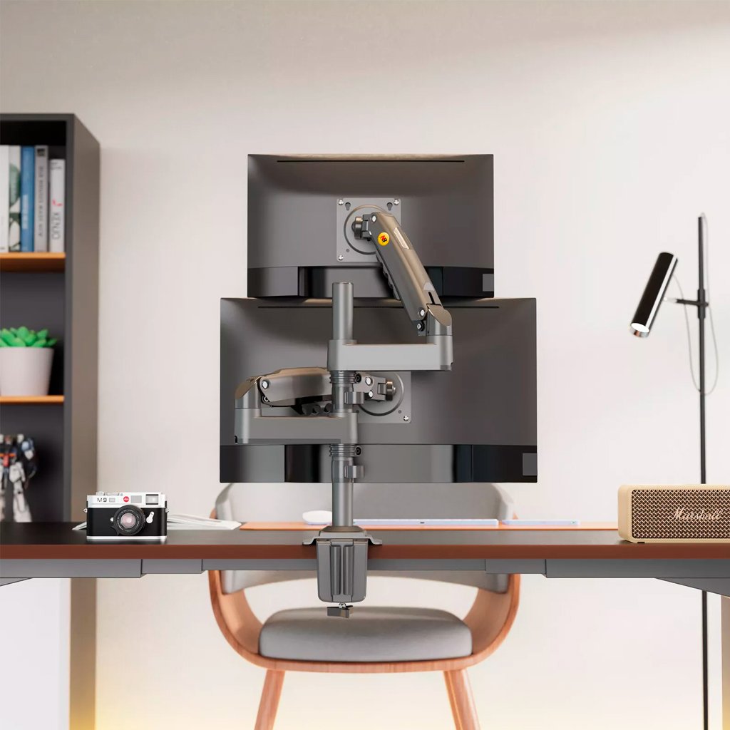 Suporte Articulado 2 Monitores 17 a 34 Pistão a Gás H180 NB